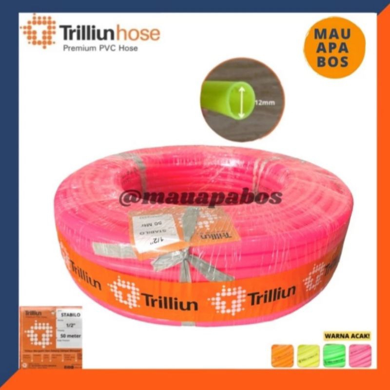 Jual Selang Air Elastis Trilliun Stabilo 1/2 inch (jual per meter) | Shopee Indonesia