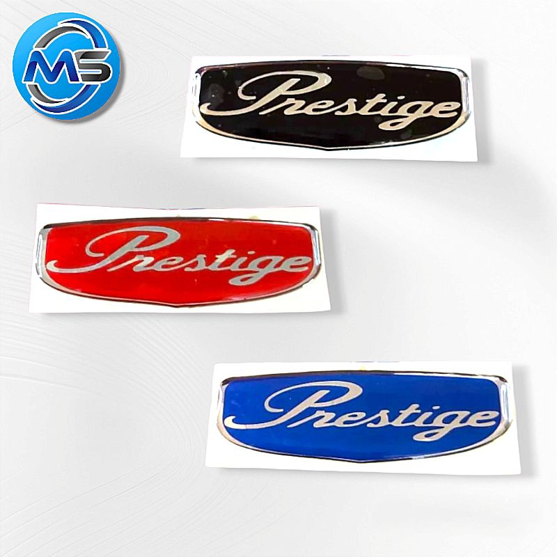 Jual Sticker Emblem PRESTIGE Timbul Resin harga (1 pcs) | Shopee Indonesia