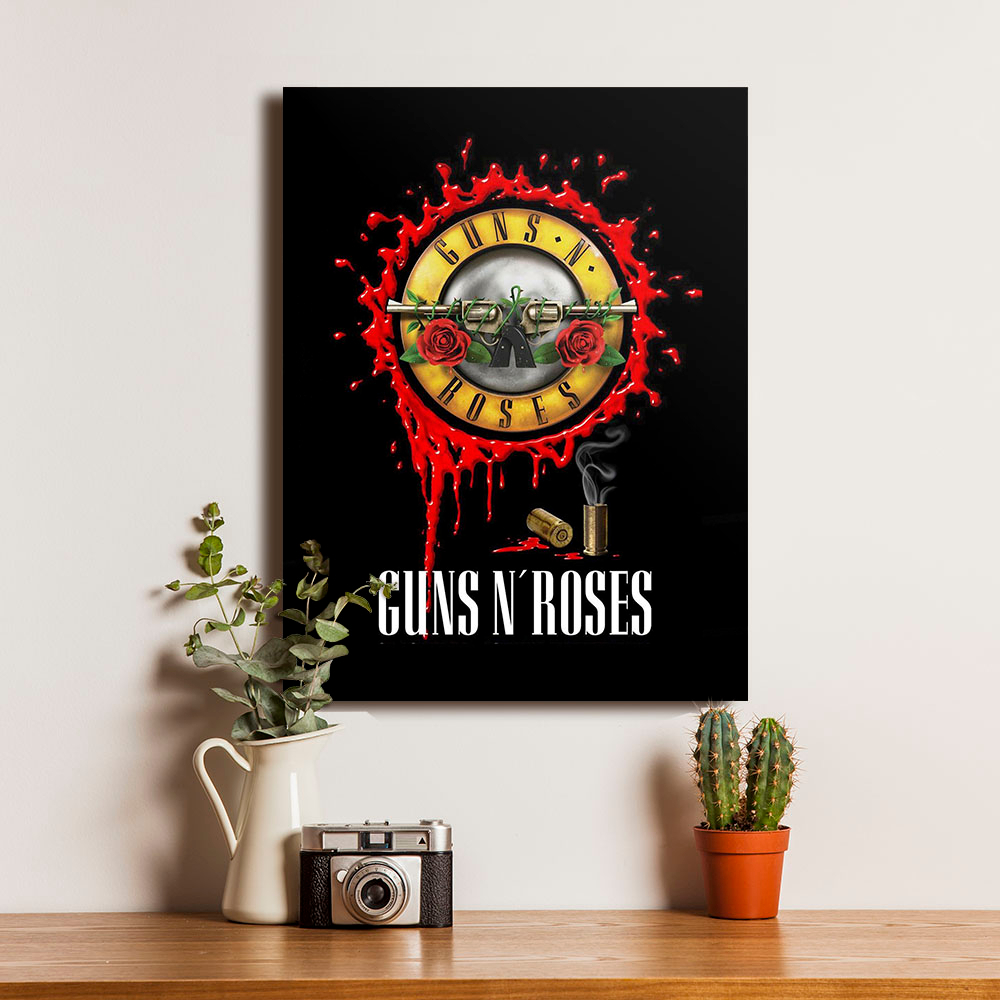 Jual Poster GNR Guns n Roses Logo Group Band Music Rock Legend ...
