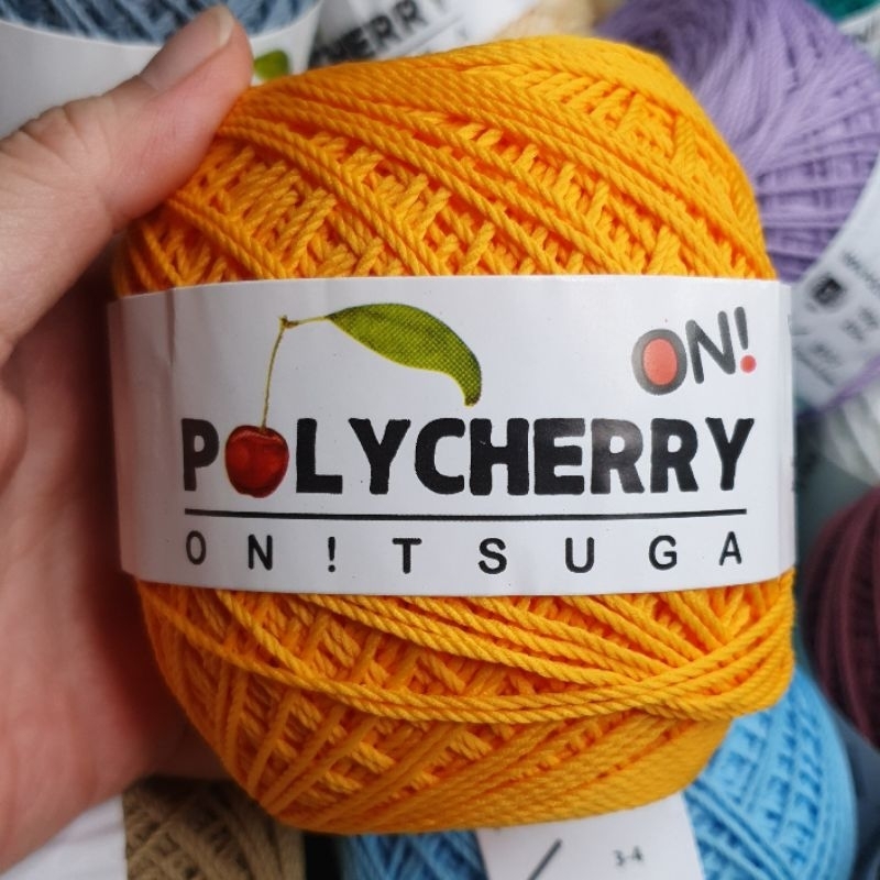 Jual Onitsuga PolyCherry - Benang Rajut | Shopee Indonesia
