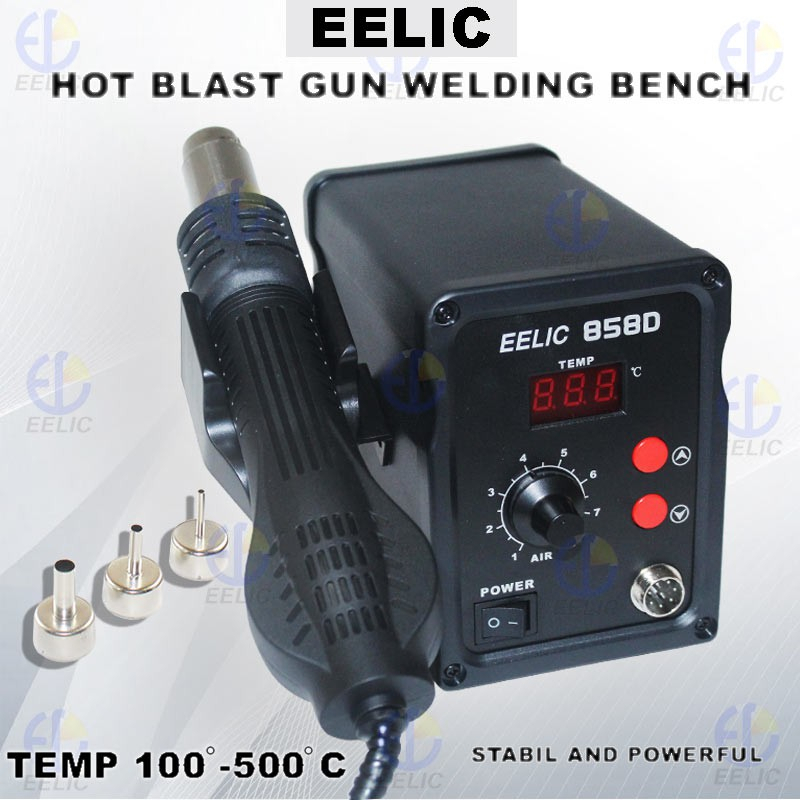 Jual Solder Uap 858d Blower Quick SMD HOT AIR Blower Uap | Shopee Indonesia