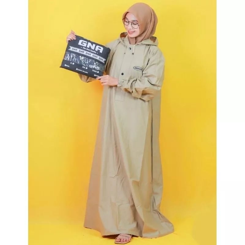 Jual Jas hujan muslimah model gamis tebal no rembes | Shopee Indonesia