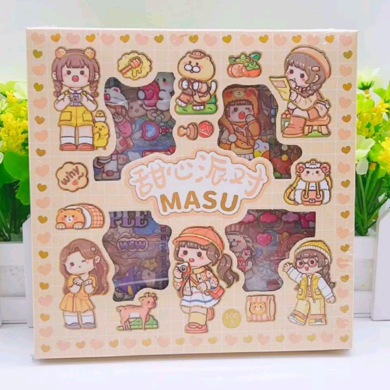 Jual 100 pcs Sticker Momo / Stiker Hologram 100 pcs / Sticker Buku ...