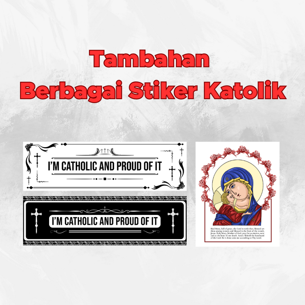 Jual Tambahan Stiker Katolik | Shopee Indonesia