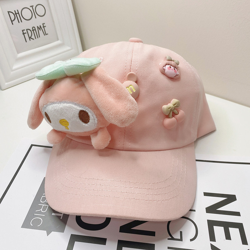 Jual Topi baseball plush cap anak motif lotso / kuromi / cinamonroll ...