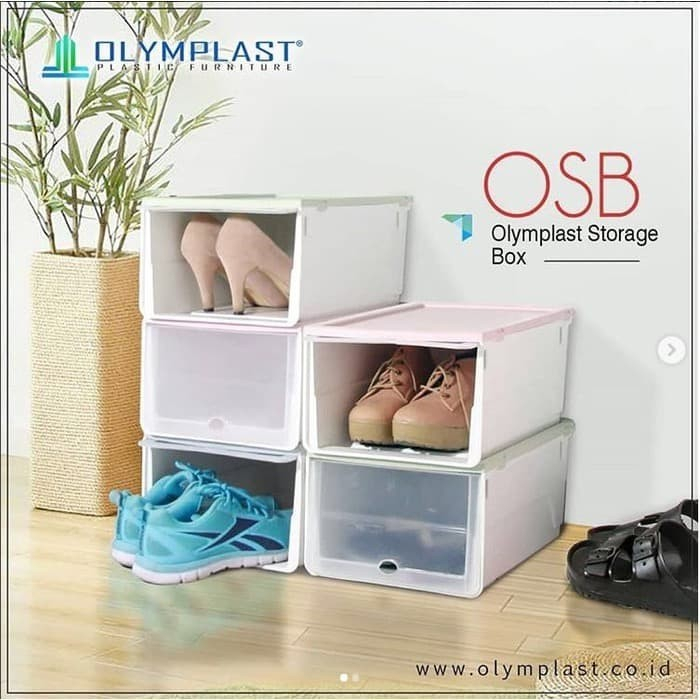 Jual Olymplast Storage Box OSB Container Box Plastik Kotak Sepatu ...
