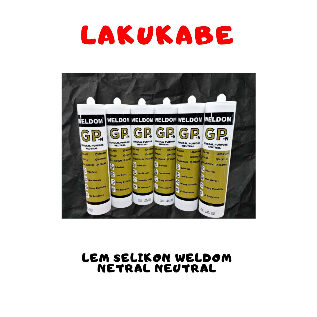 Jual Lem Kaca Netral Sealant Selikon Neutral 250 ml | Shopee Indonesia