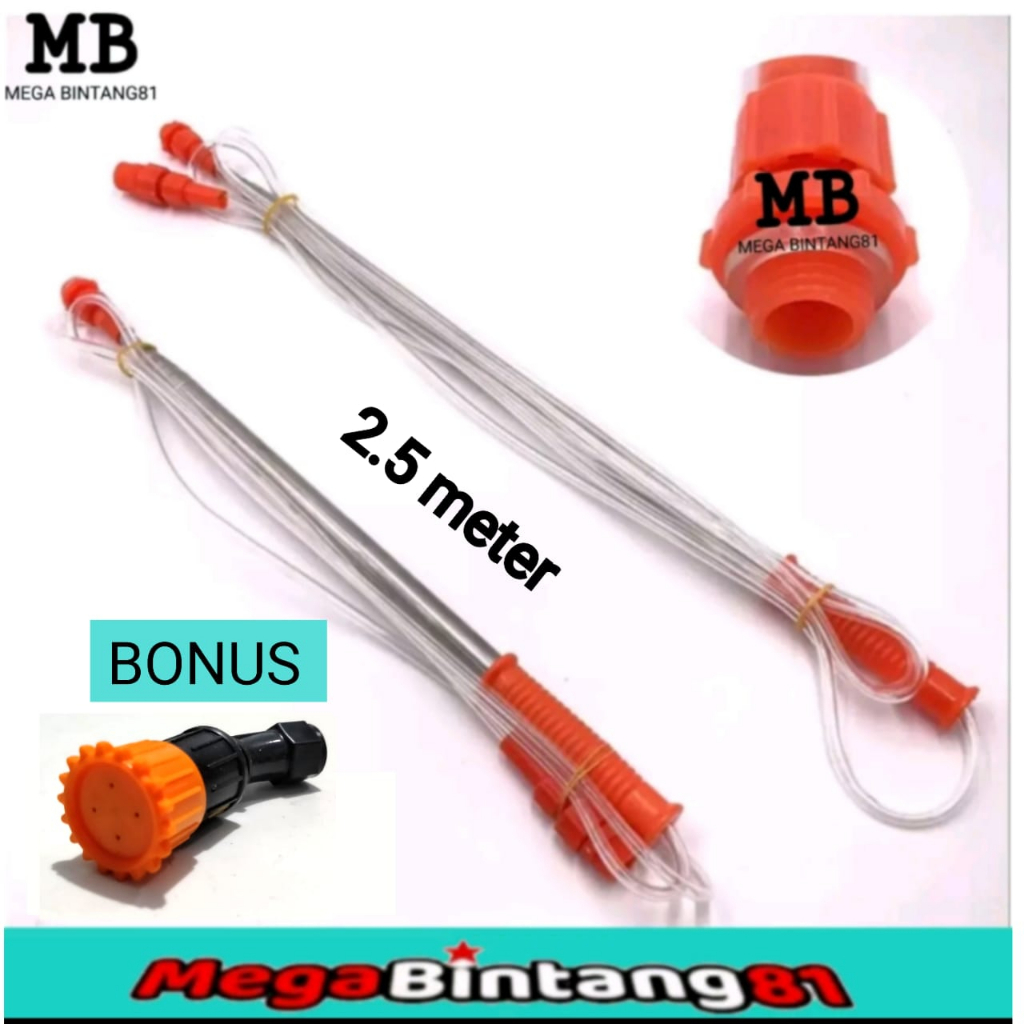 Jual Stik sprayer panjang elektrik 2.5meter Stik teleskopik panjang ...