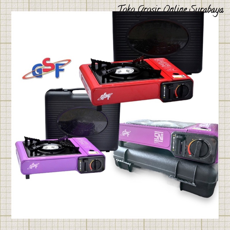 Jual GSF Kompor Gas Portable 1 Tungku 2 IN 1 / Kompor Camping GSF G ...