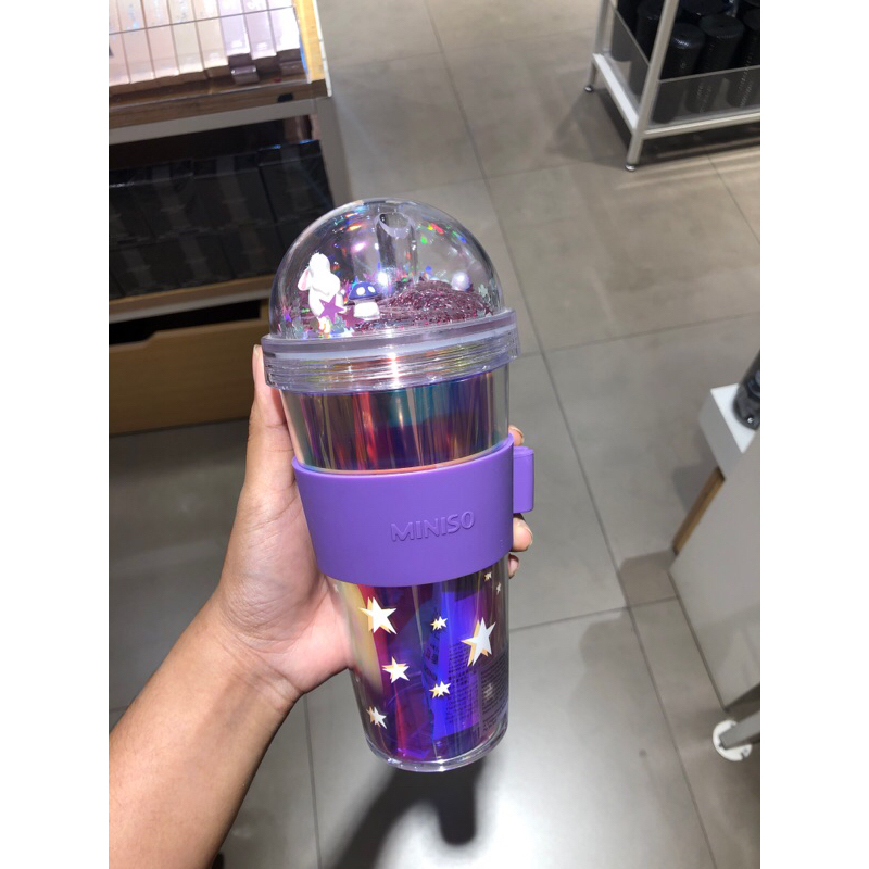 Jual Miniso glass water bottle || Botol minum Miniso || botol minum ...