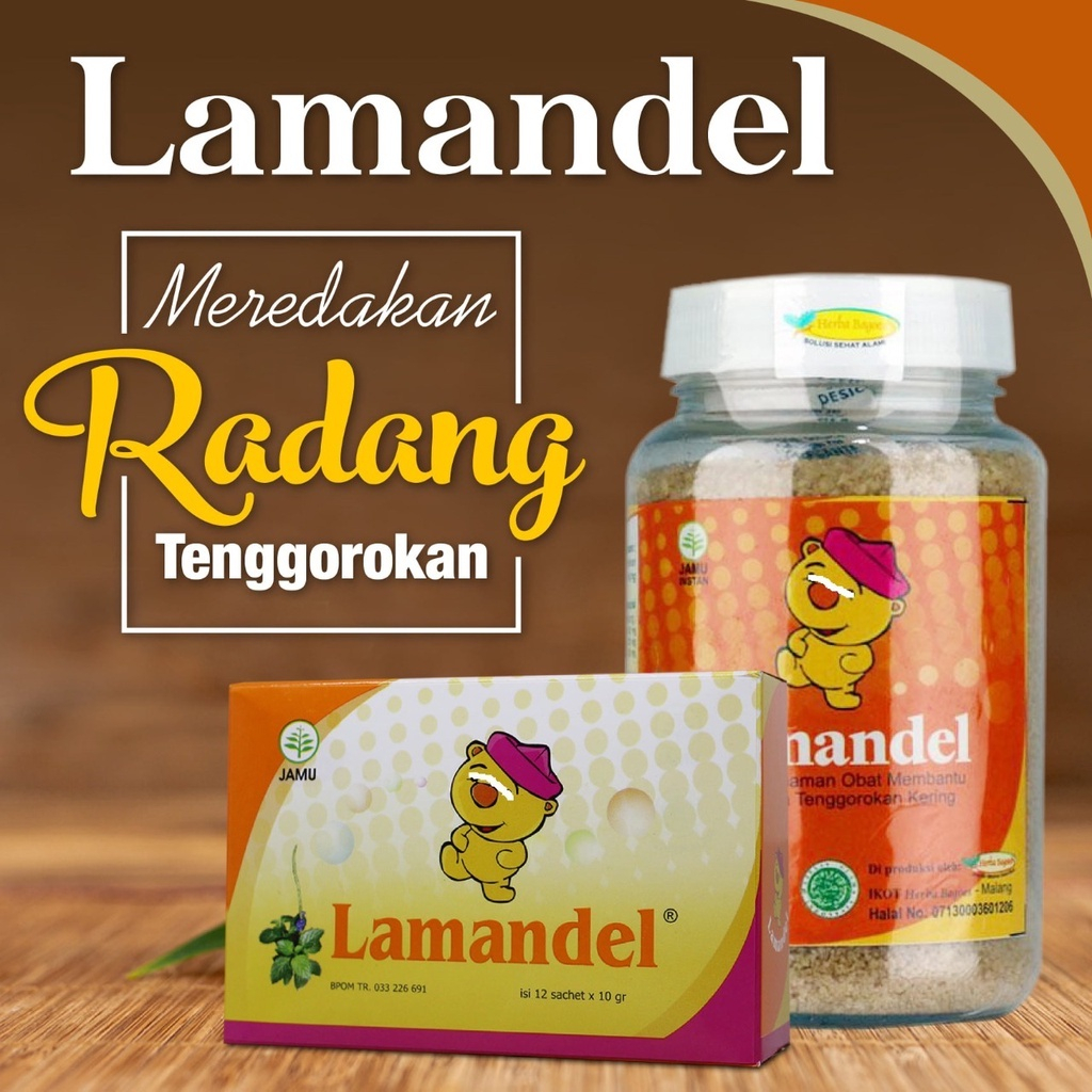 Jual Lamandel Obat Tenggorokan Kering | Obat Amandel | Kemasan Botol ...