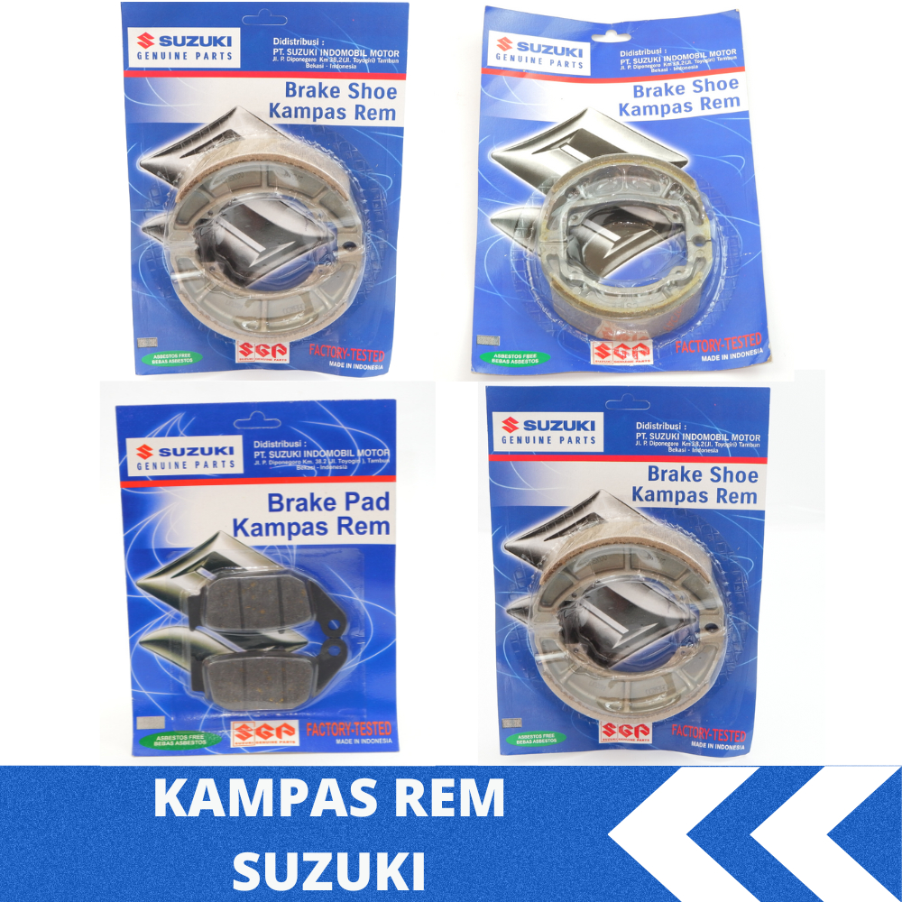 Jual KAMPAS REM MOTOR SUZUKI DEPAN & BELAKANG | Shopee Indonesia