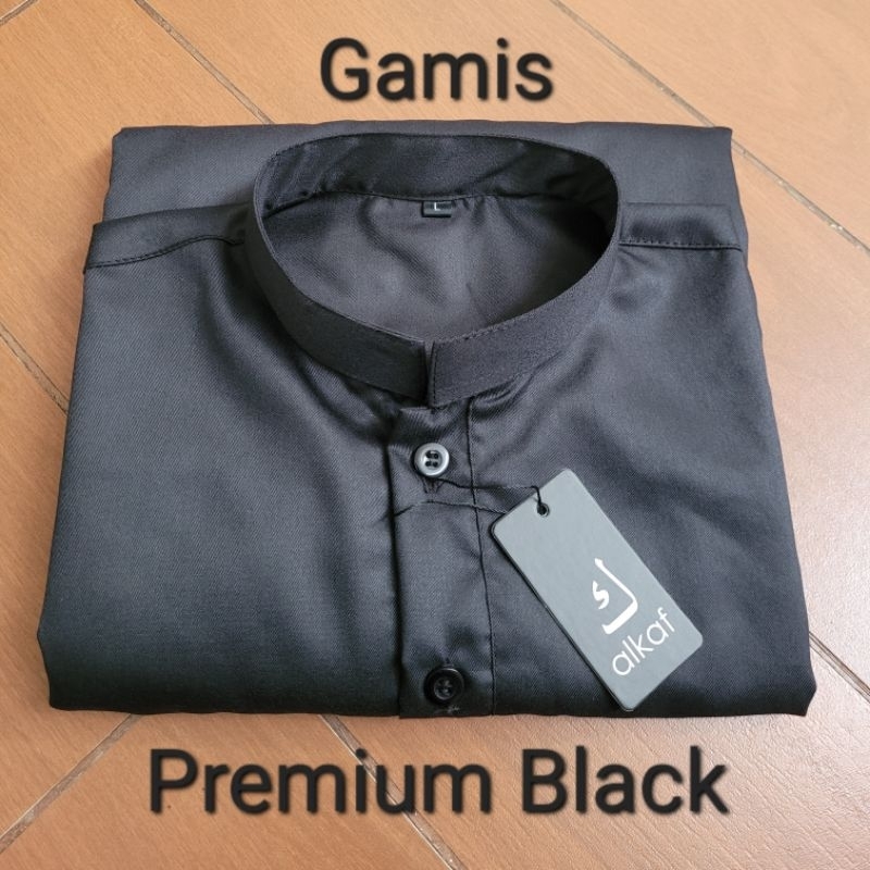 Jual Gamis pria gamis putih polos gamis hitam polos lengan panjang ...