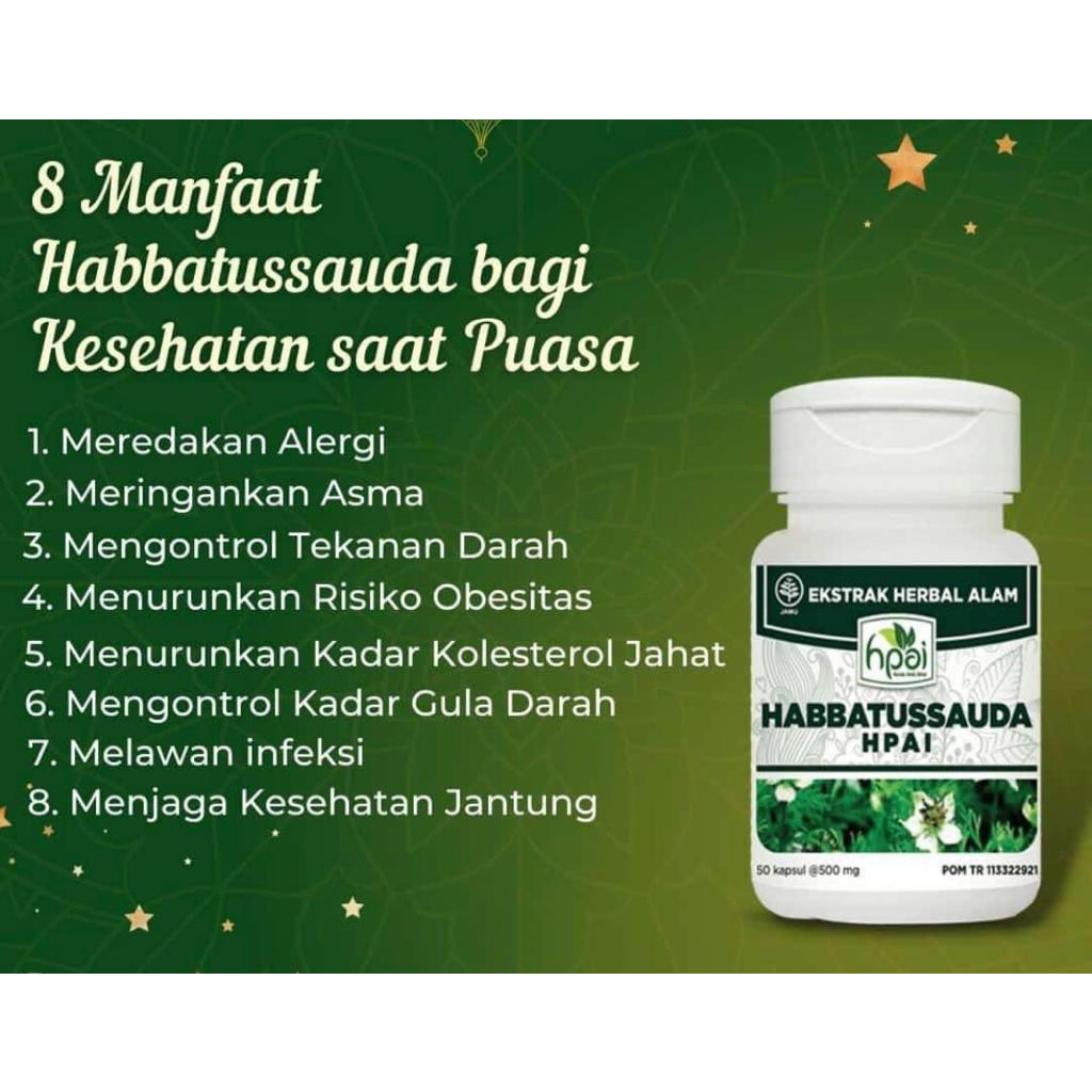 Jual HABBATUSSAUDA KAPSUL HNI HPAI | Shopee Indonesia
