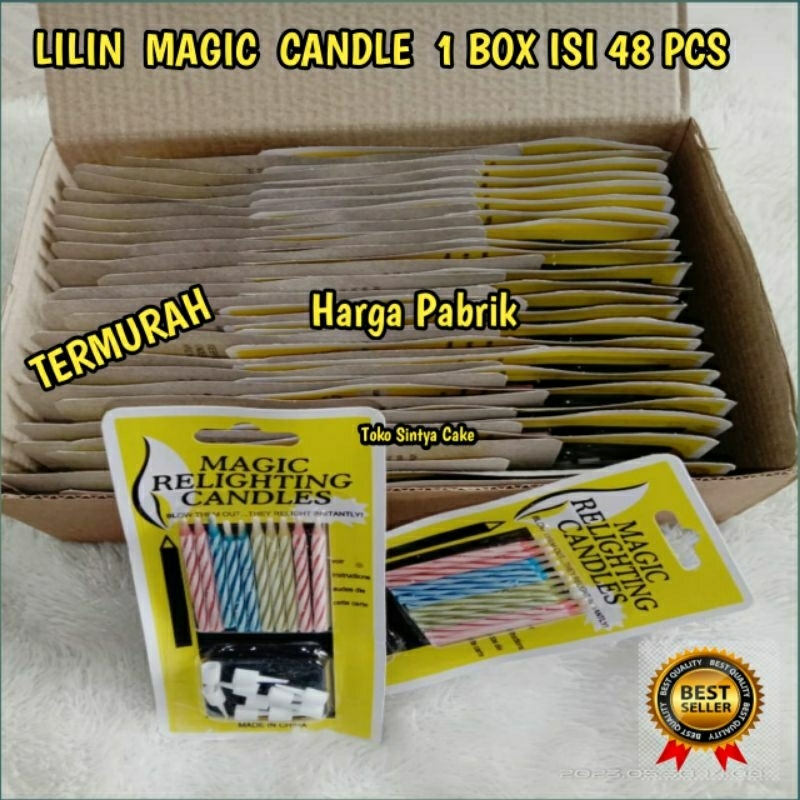 Jual Lilin Magic Candles 1 Box isi 48 pcs | Shopee Indonesia