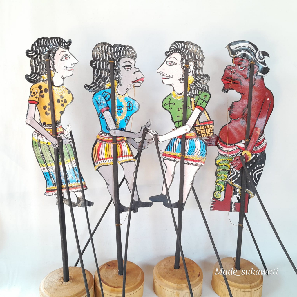 Jual Kerajinan Wayang kulit bali Tokoh Kreasi ukiran tangan handmade ...