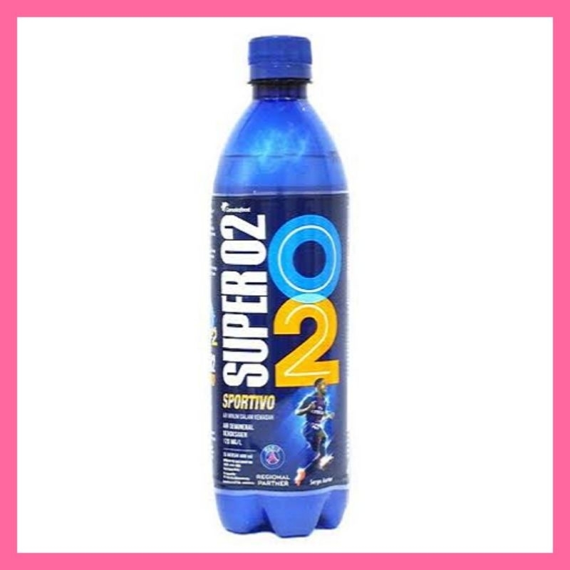 Jual air mineral super o2 minuman botol sportivo stamina 600ml | Shopee Indonesia