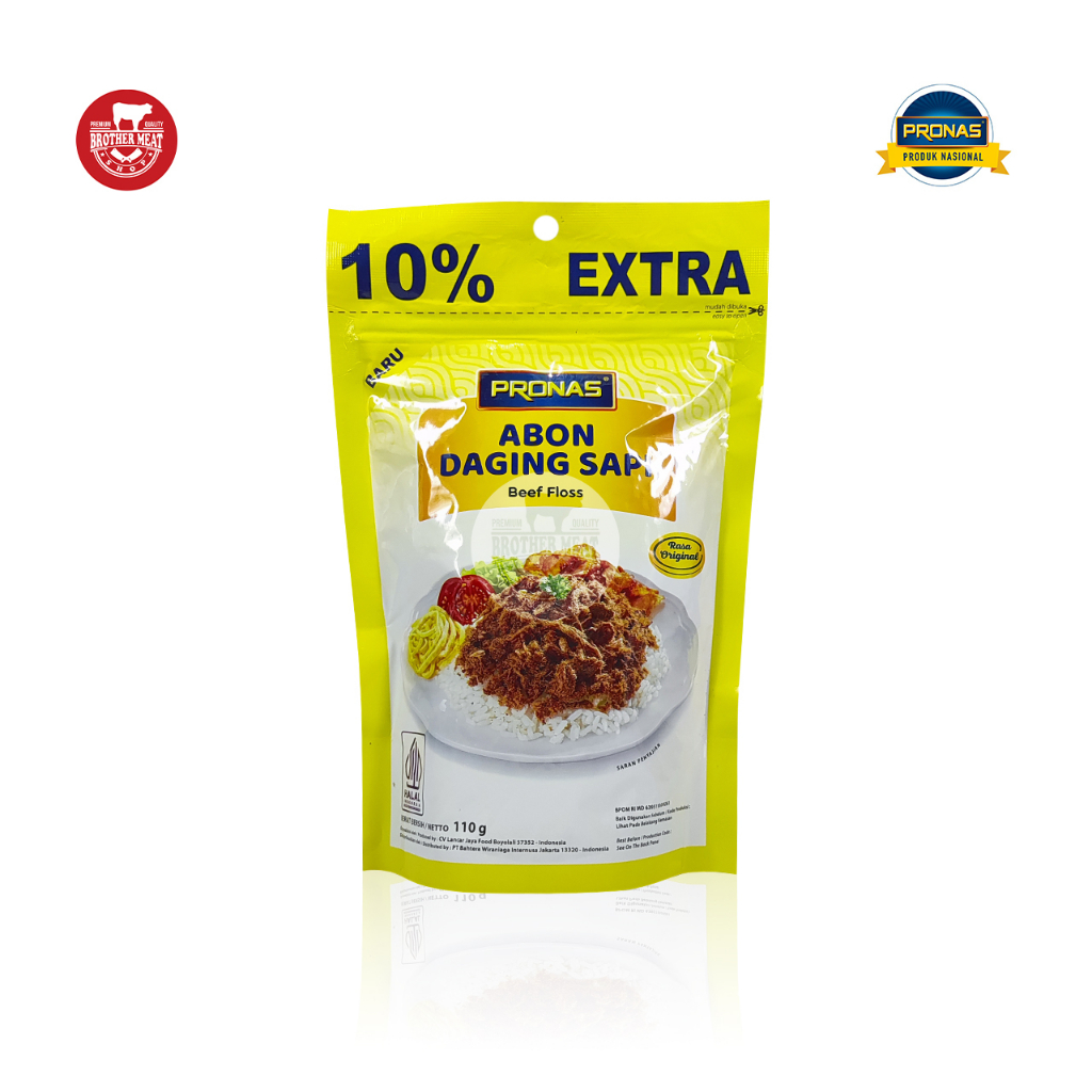 Jual PRONAS Abon Daging Sapi Original 100gr, Olahan Daging Sapi Halal ...