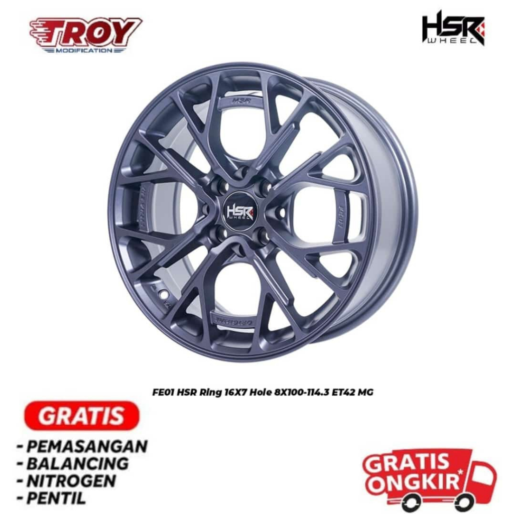 Jual Velg Mobil HSR FE01 R16 Original Terbaru Velg Avanza,Sigra,Brio ...