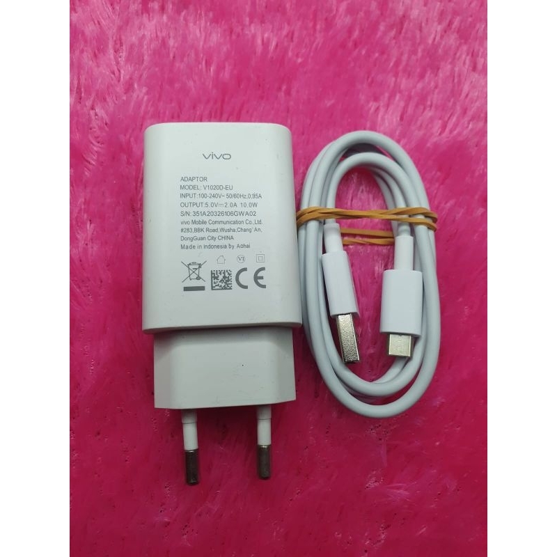 Jual charger second original copotan hp Vivo 2A micro terbaru Y15S Y17 ...