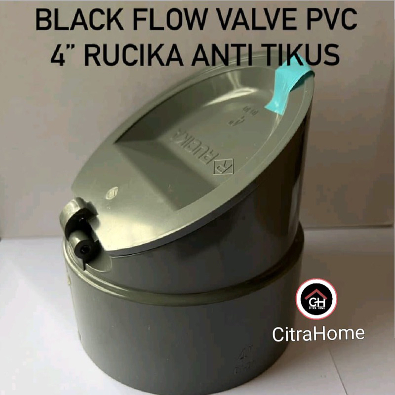 Jual Backflow Valve PVC 4 inch Rucika | Shopee Indonesia
