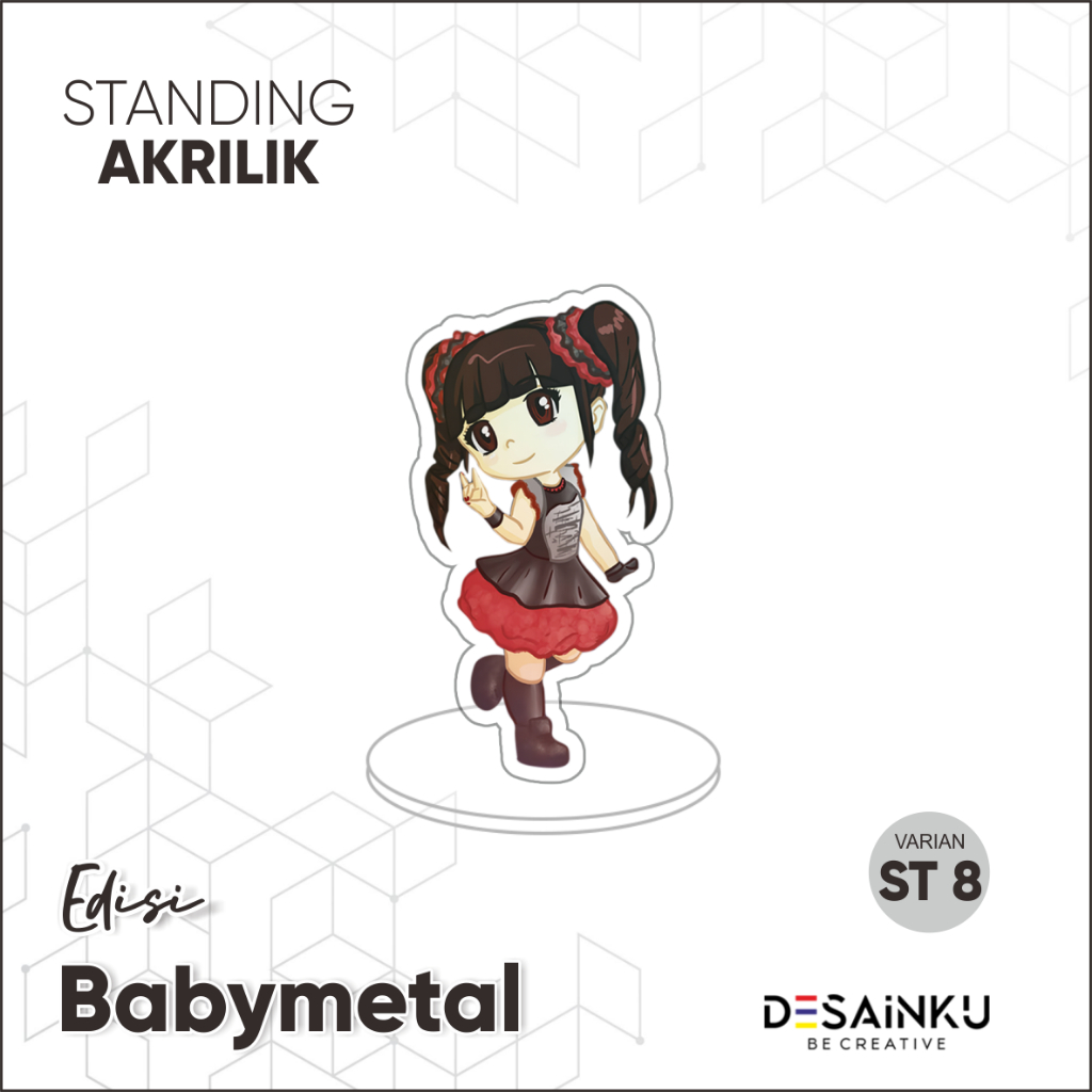 Jual STANDEE / MINI STANDEE / STAND FIGURE AKRILIK BABYMETAL WORLD TOUR ...