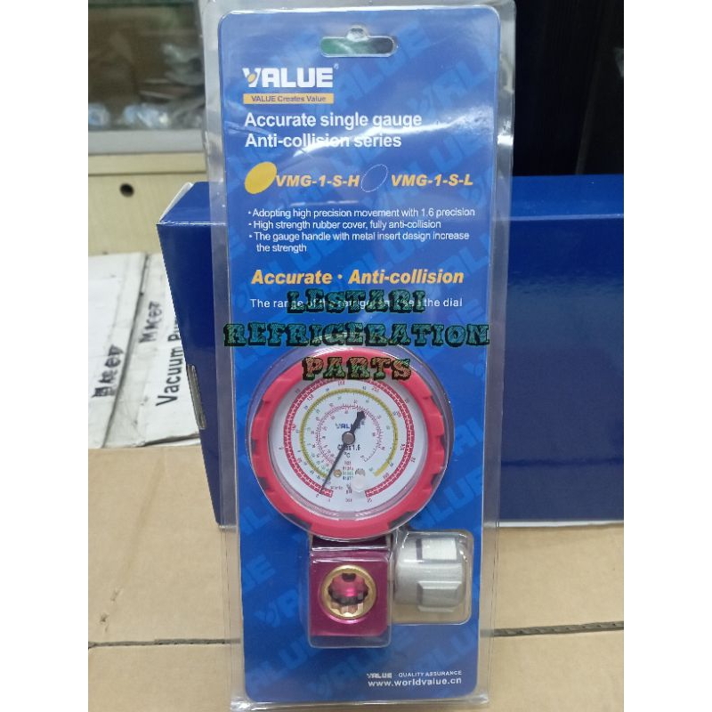 Jual Manifold Single Value High VMG-1-S-H (R22 / R134a / R404a / R407c) | Shopee Indonesia