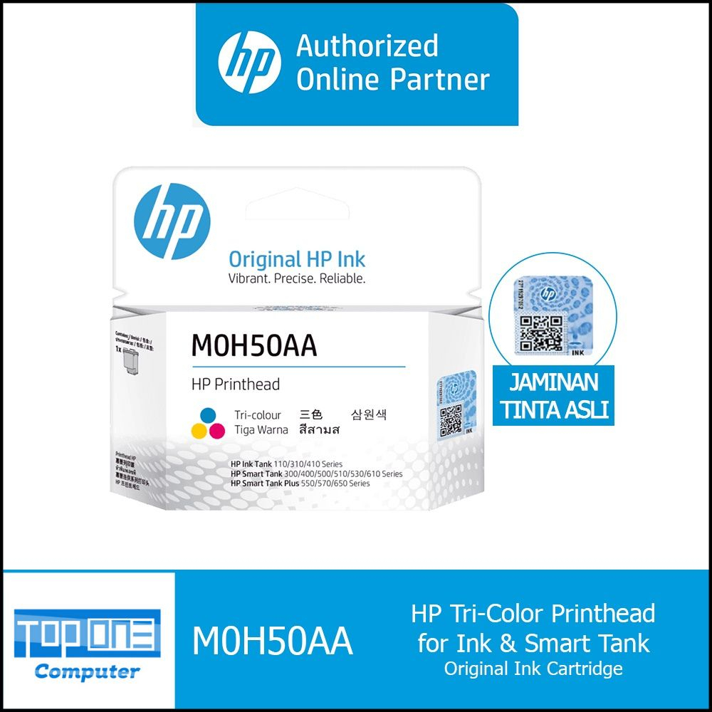 Jual Catridge Printhead HP GT M0H50AA Colour / M0H51AA Black / X4E75AA ...