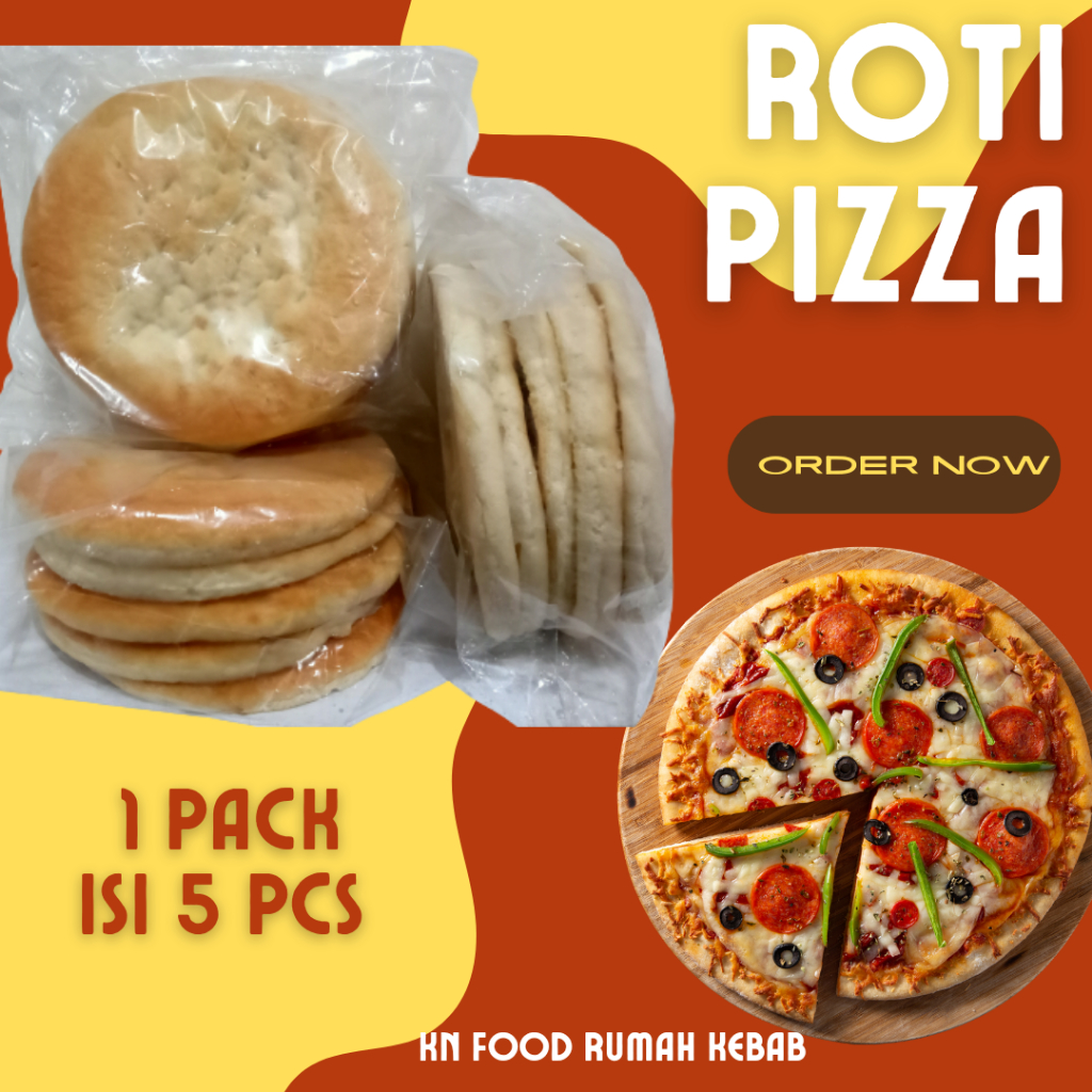 Jual Roti Pizza 1 Pack isi 5 lembar dough pizza Roti Pizza Lembut isi 5 buah | Shopee Indonesia
