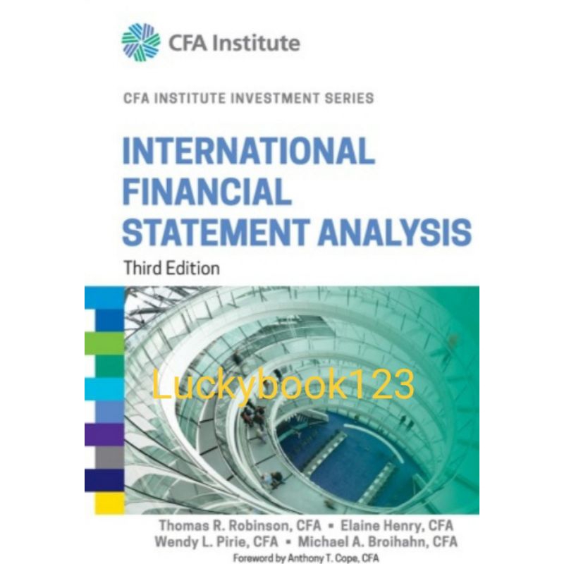 Jual Buku International Financial Statement Analysis 3rd Edition by ...
