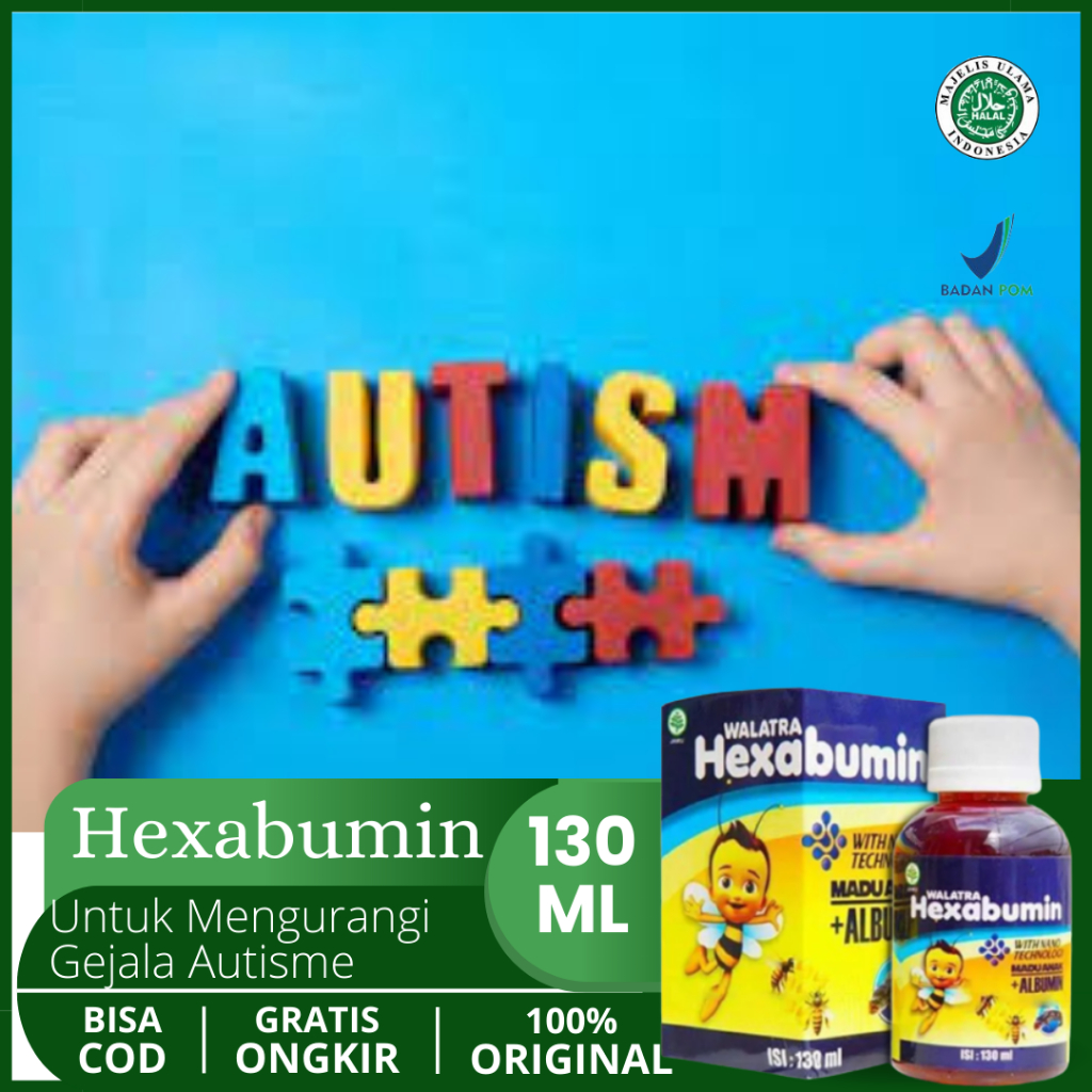 Jual Vitamin Untuk Anak Autis (Hiper), Kurangi Gejala Autisme, Vitamin ...