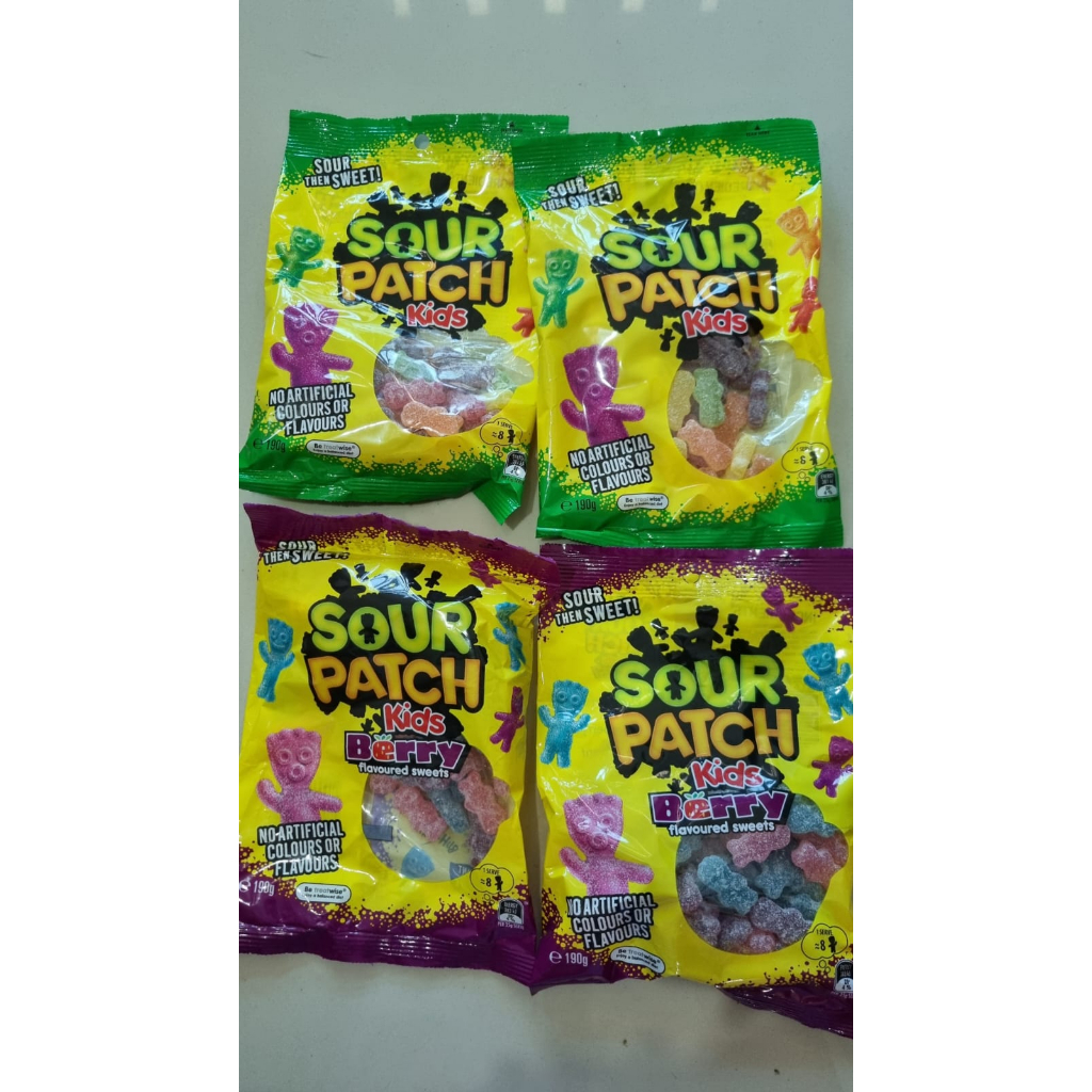 Jual Sour Patch Kids / Sourpatch kids 190g / Haribo Sweet and Sour Gummy Permen Gummy import ...