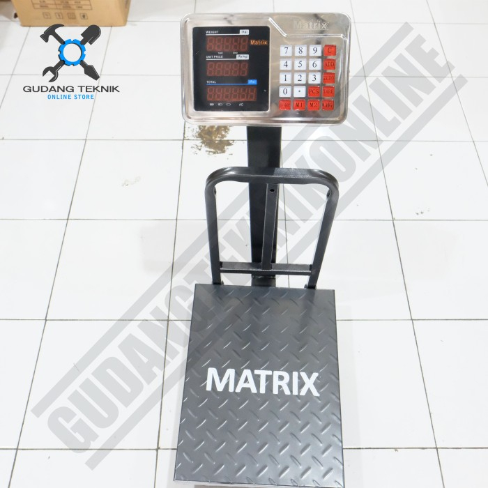 Jual Timbangan Duduk Digital Rail Kapasitas 100Kg TD100 MATRIX / Timbangan Digital Scale Double ...
