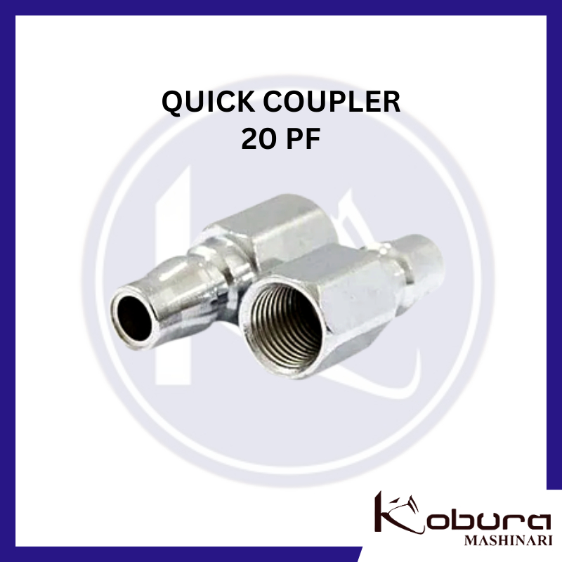 Jual Quick Coupler 20 PF Coupler Connector Female Drat Dalam 1/4" Inch ...