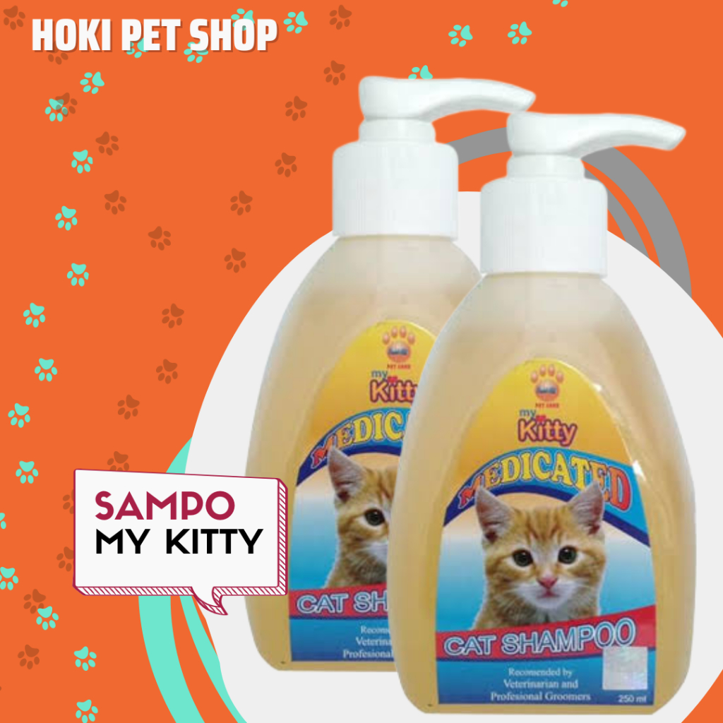 Jual MyKitty Medicated Cat Samphoo/Shampoo Kucing/volume 250 ml ...