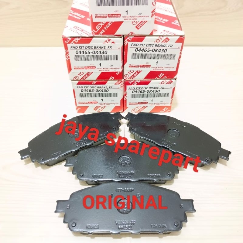 Jual Brake Pad Kampas Rem Depan Toyota Innova Reborn 2016 Up Original ...