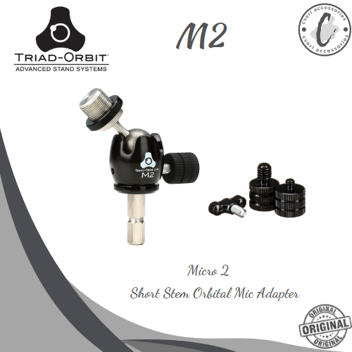 Jual Triad Orbit M2 Short Stem Orbital Microphone Adapter | Shopee ...