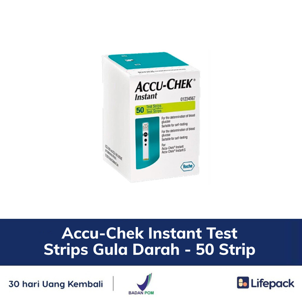 Jual Accu-Chek Instant Test Strips Gula Darah - 50 Strip - LIFEPACK ...