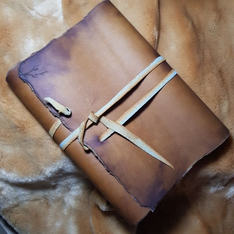 Jual book cover buku binder A5 loose leaf 20 lubang vintage kulit sapi ...