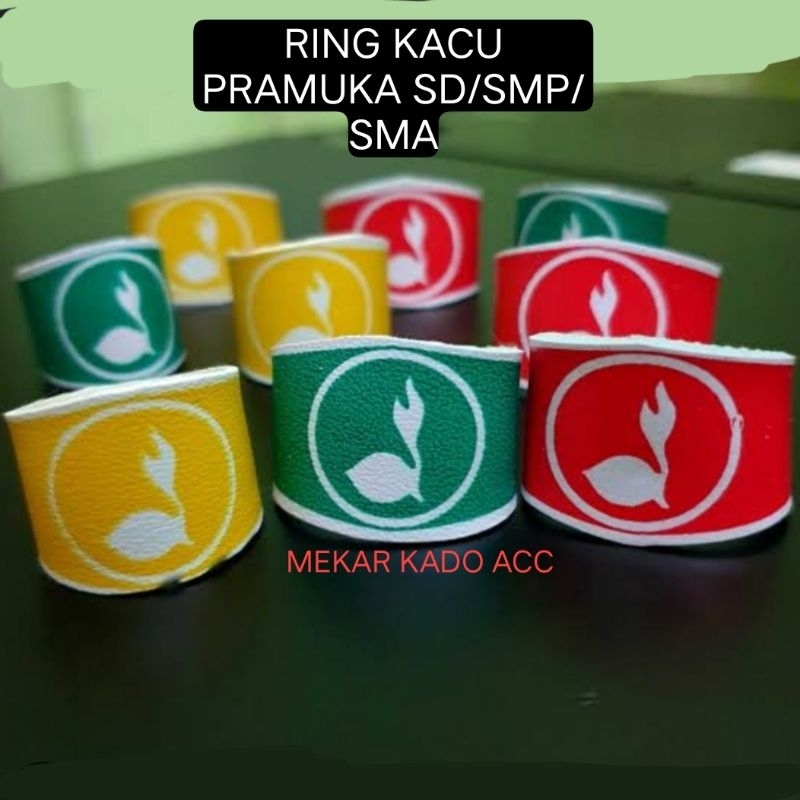 Jual Ring Kacu Dasi Pramuka & Tanda Baret Topi Mika Pramuka - Putra Putri - SD SMP SMA | Shopee ...