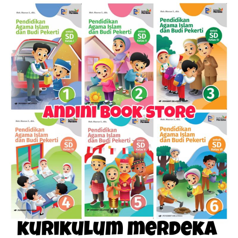 Jual Buku Pendidikan Agama Islam Dan Budi Pekerti Untuk Kelas 1 2 3 4 5