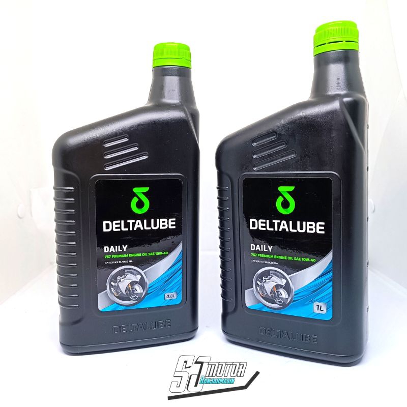 Jual Oli Deltalube 4T 10W - 40 Non Metic (1 ltr dan 800 ml) | Shopee ...
