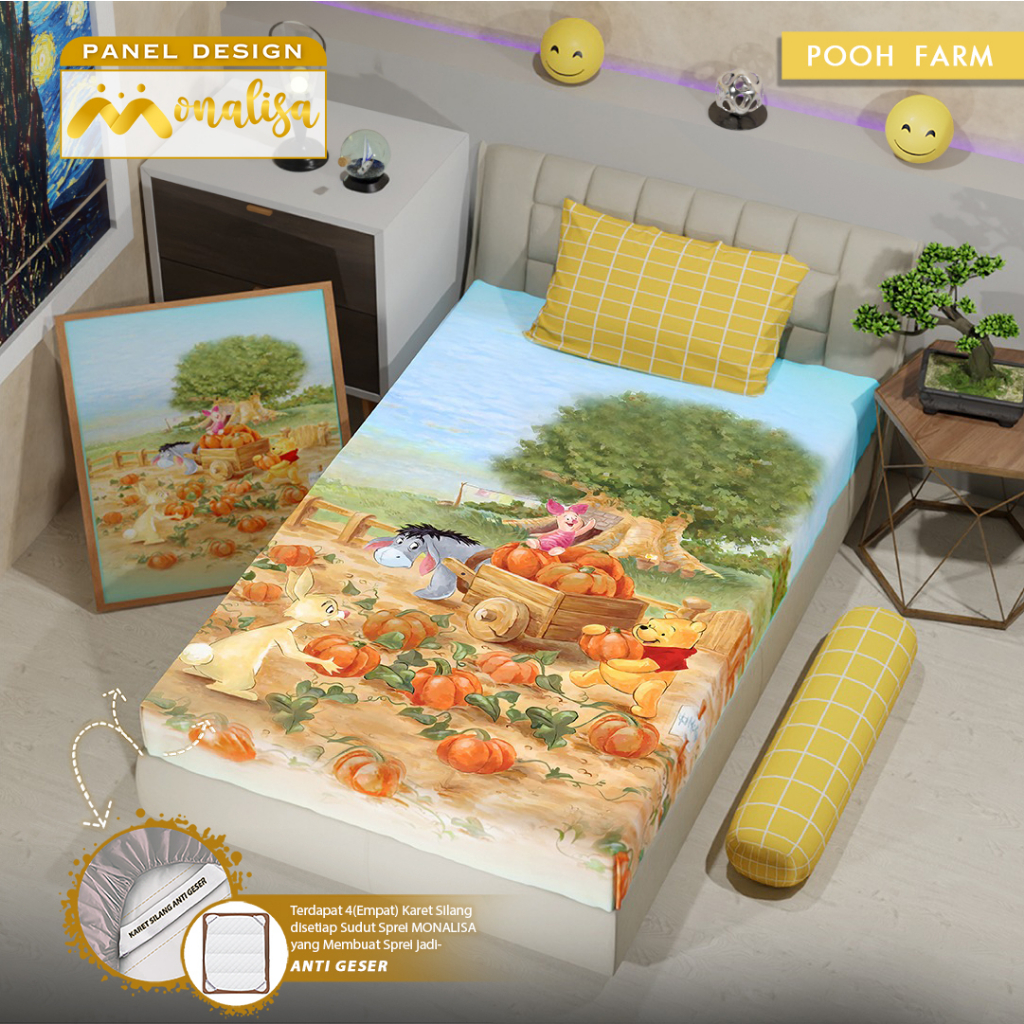 Jual Monalisa Sprei Panel Design/Desain 90X200 Aneka Motif | Shopee ...