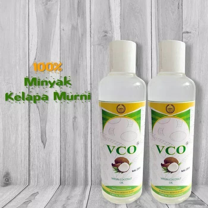 Jual VCO Virgin Coconut Oil | Minyak Kelapa Murni Harmoni Original 250 ml | Shopee Indonesia