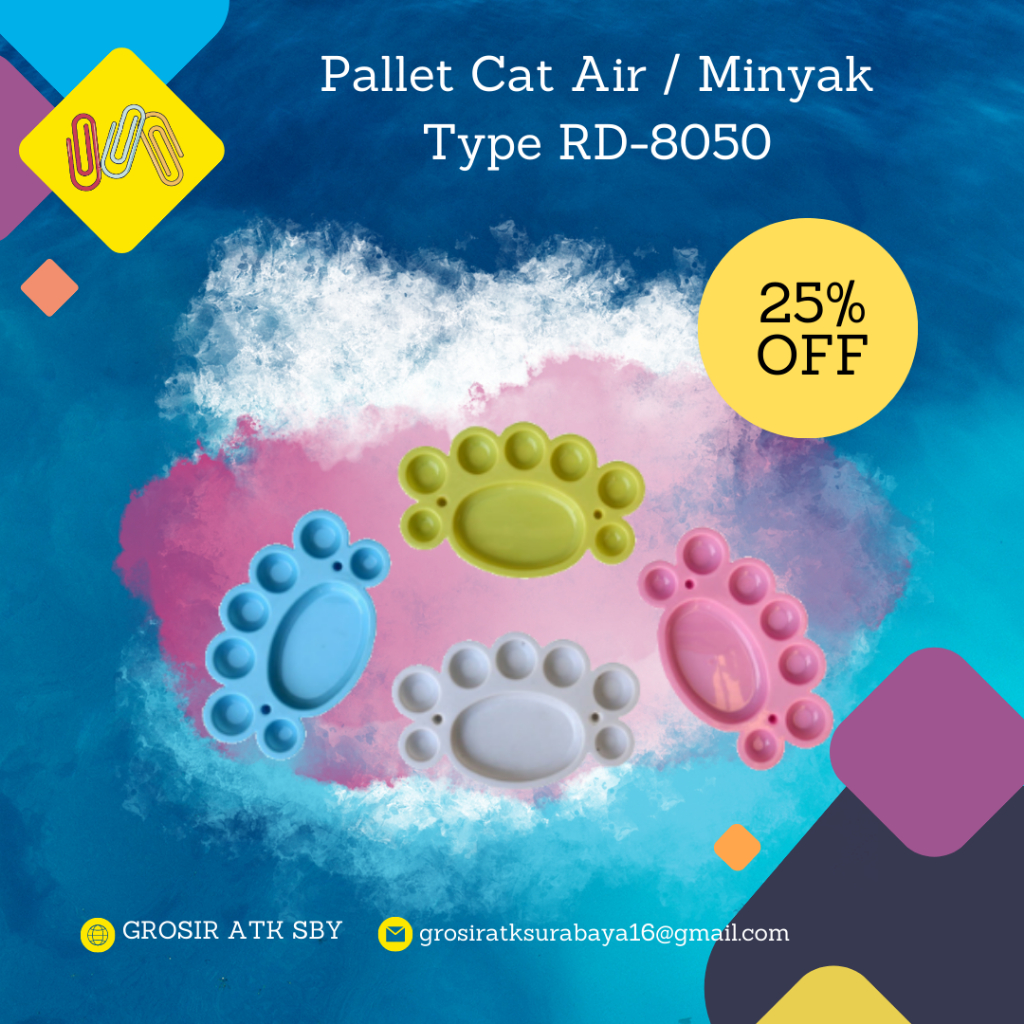 Jual Tempat Palet Cat Air / Color Pallete | Shopee Indonesia