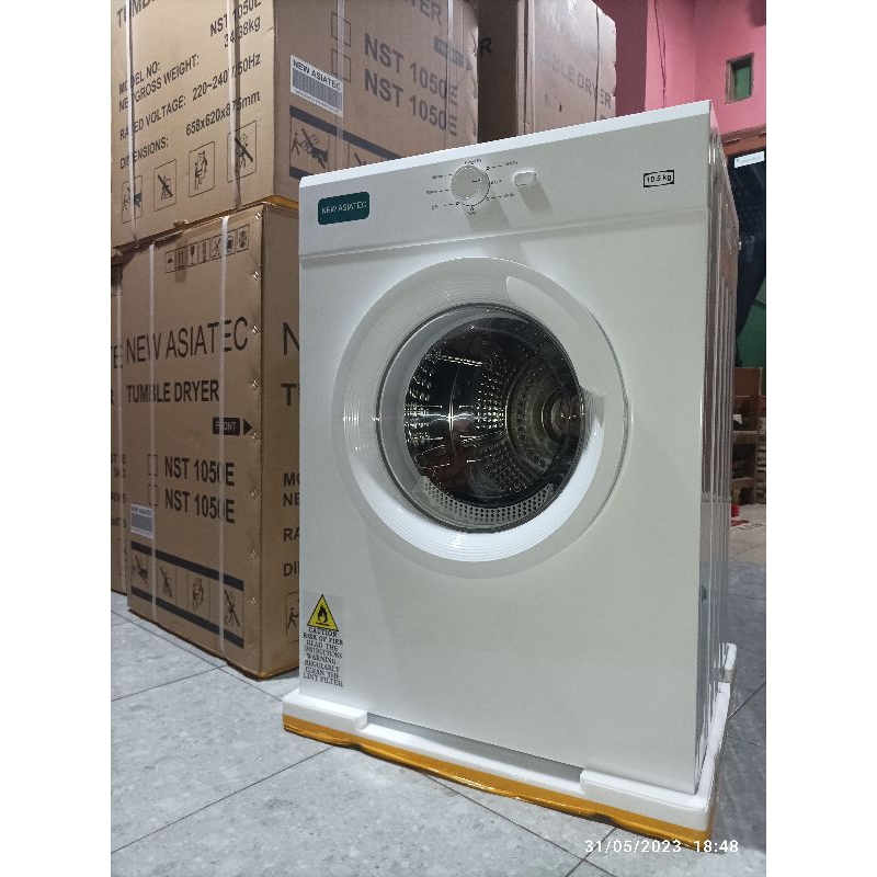 Jual Dryer pengering New Asiatec 10.5kg konversi gas Double Selenoid | Shopee Indonesia