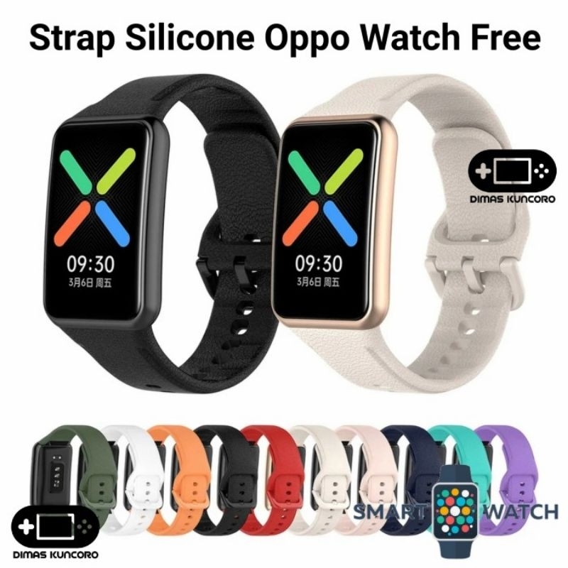 Jual Strap Silicone Oppo Watch FREE silikon tali jam tangan karet ...