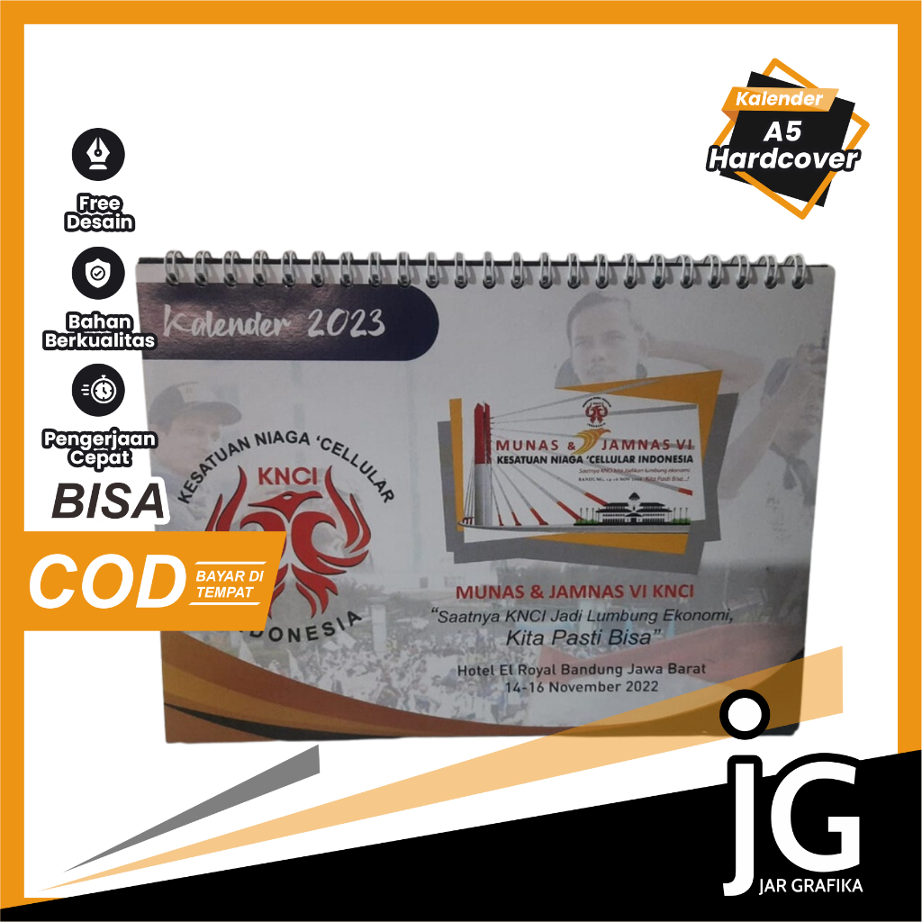 Jual Kalender Meja Custom Calender Duduk Tanggalan Ukuran A5 Hard Cover ...