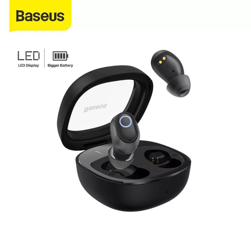 Jual BASEUS True wireless TWS Bluetooth WM02 earphone mini earbuds ...