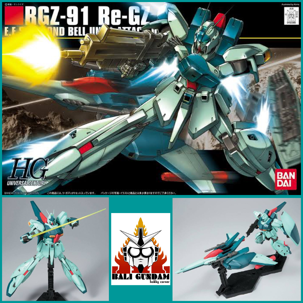 Jual HG 1/144 RGZ-91 Re-GZ Bali Gundam Hobby Corner Bandai Original | Shopee Indonesia